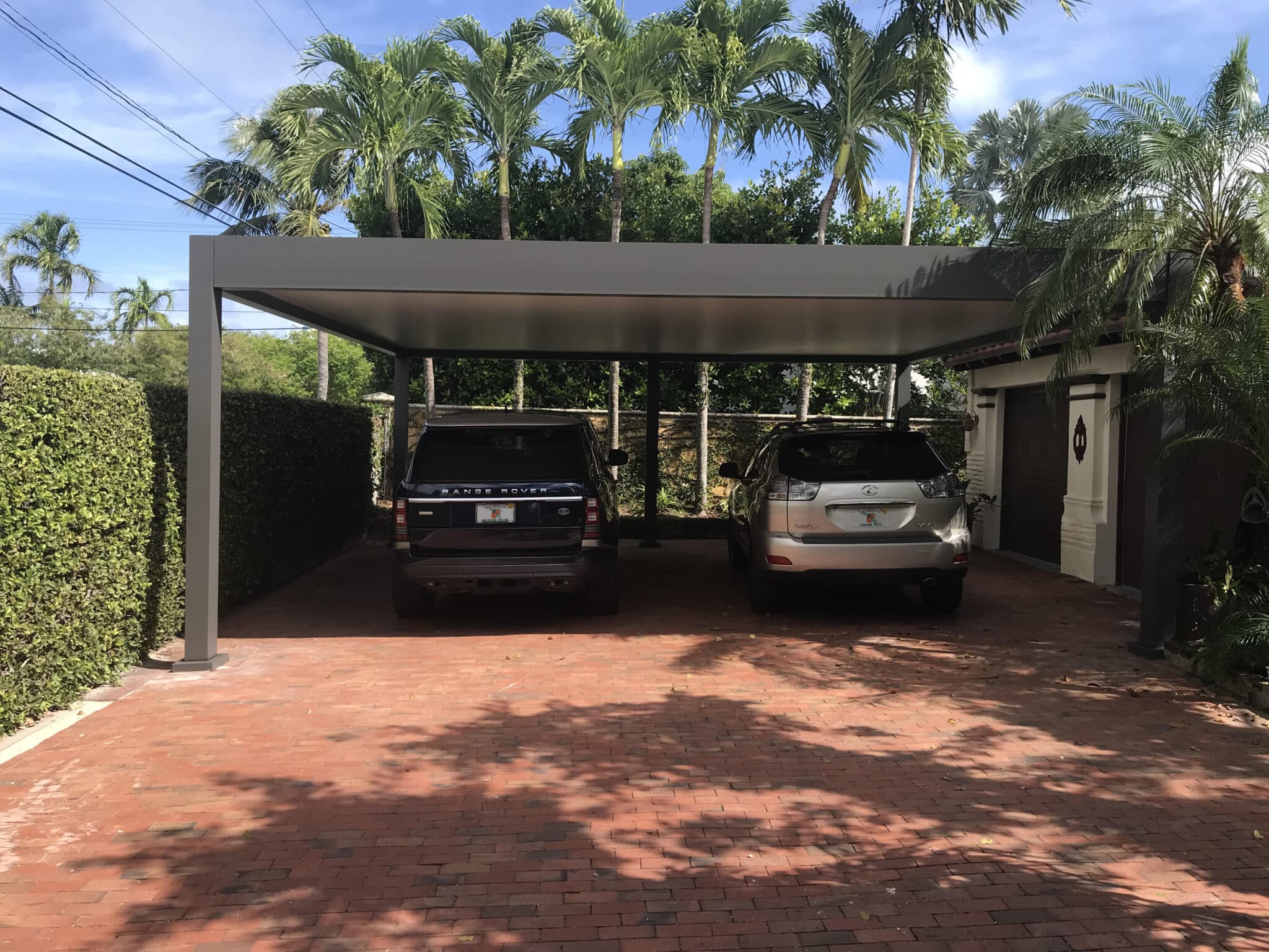 Modern Garage Pergola Designs ModernPergolaKits Eyebrow 2 Ft. X 20 Ft.